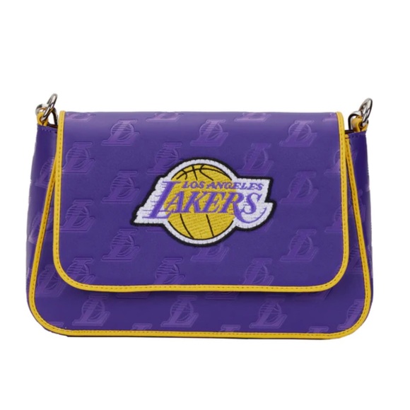 Loungefly | Bags | Loungefly Nba Lakers Los Angeles Logo Embossed ...